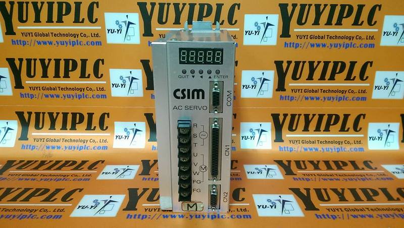 CSIM 7BEL10037 AC SERVO DRIVE - 裕益科技自動化設備可程式編碼器PLC分散式控制系統DCS